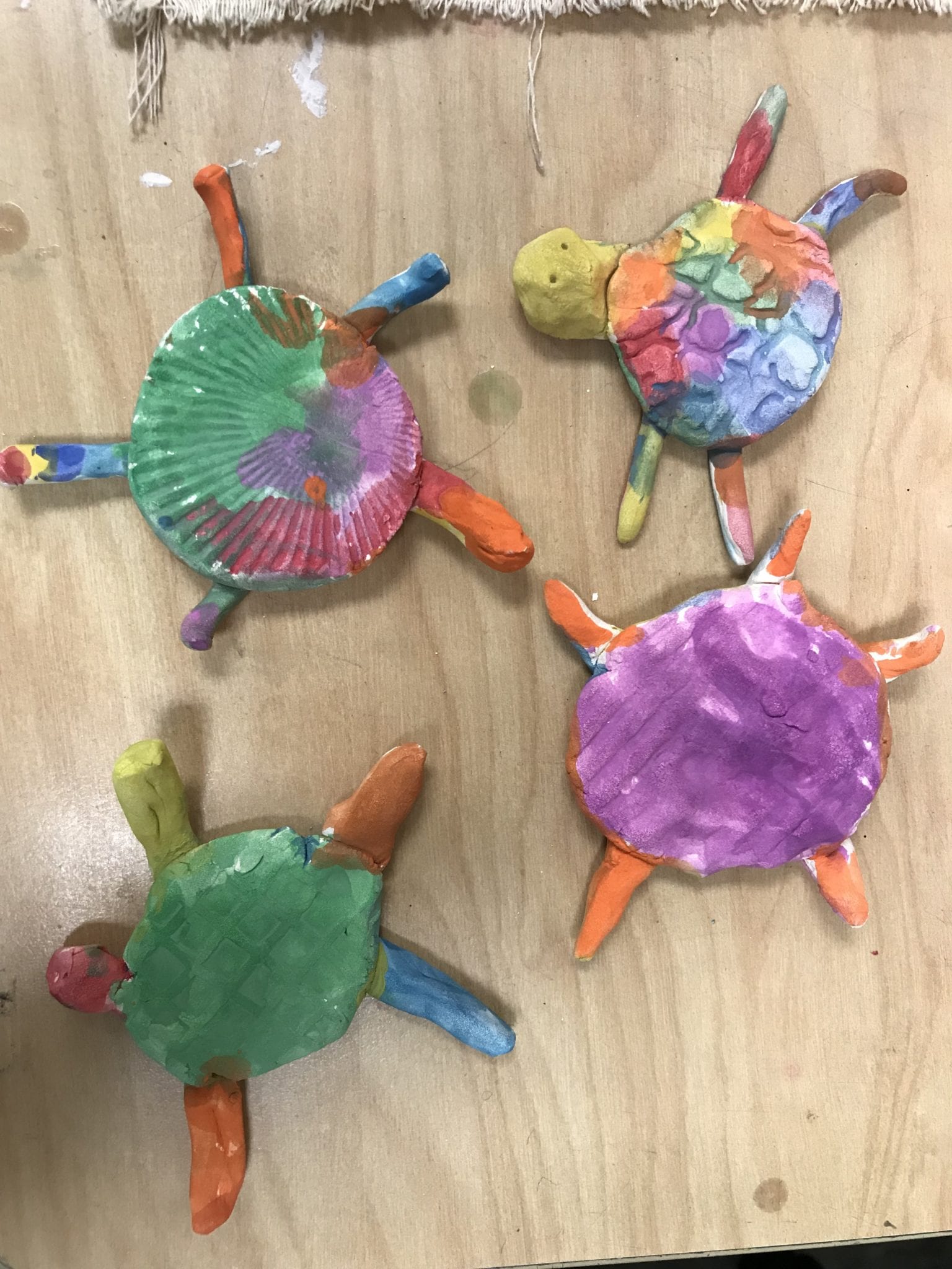 Young 5 and Kindergarten Texture Turtles – Art With Ms. Bruce