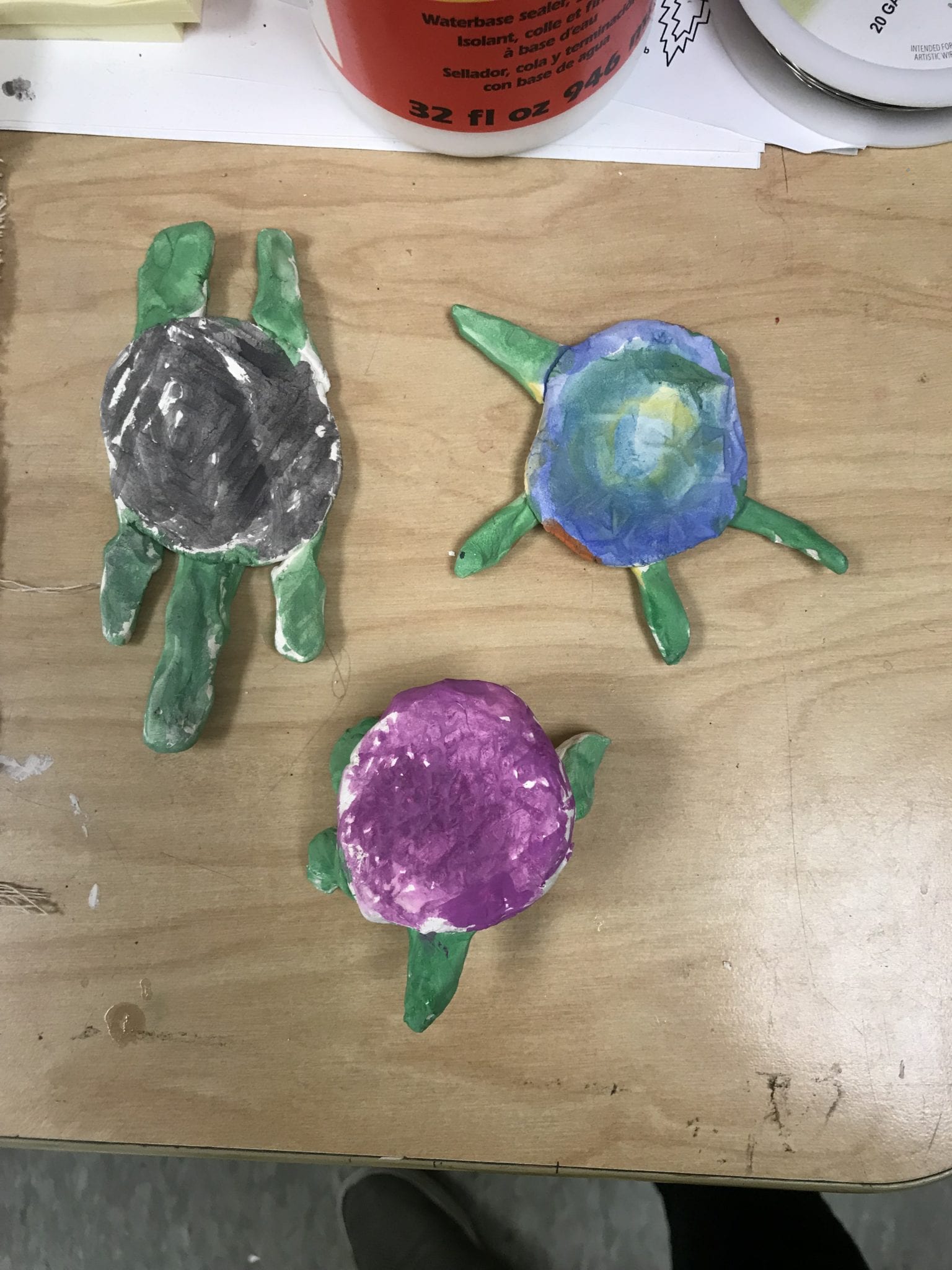 Young 5 and Kindergarten Texture Turtles – Art With Ms. Bruce