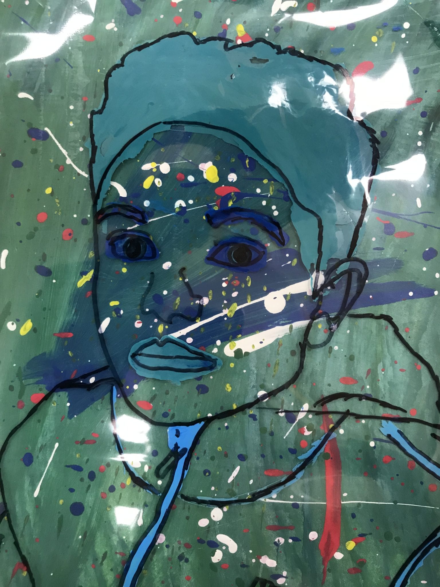 Fifth Grade Symbolically-Colored Self-Portraits – Art With Ms. Bruce