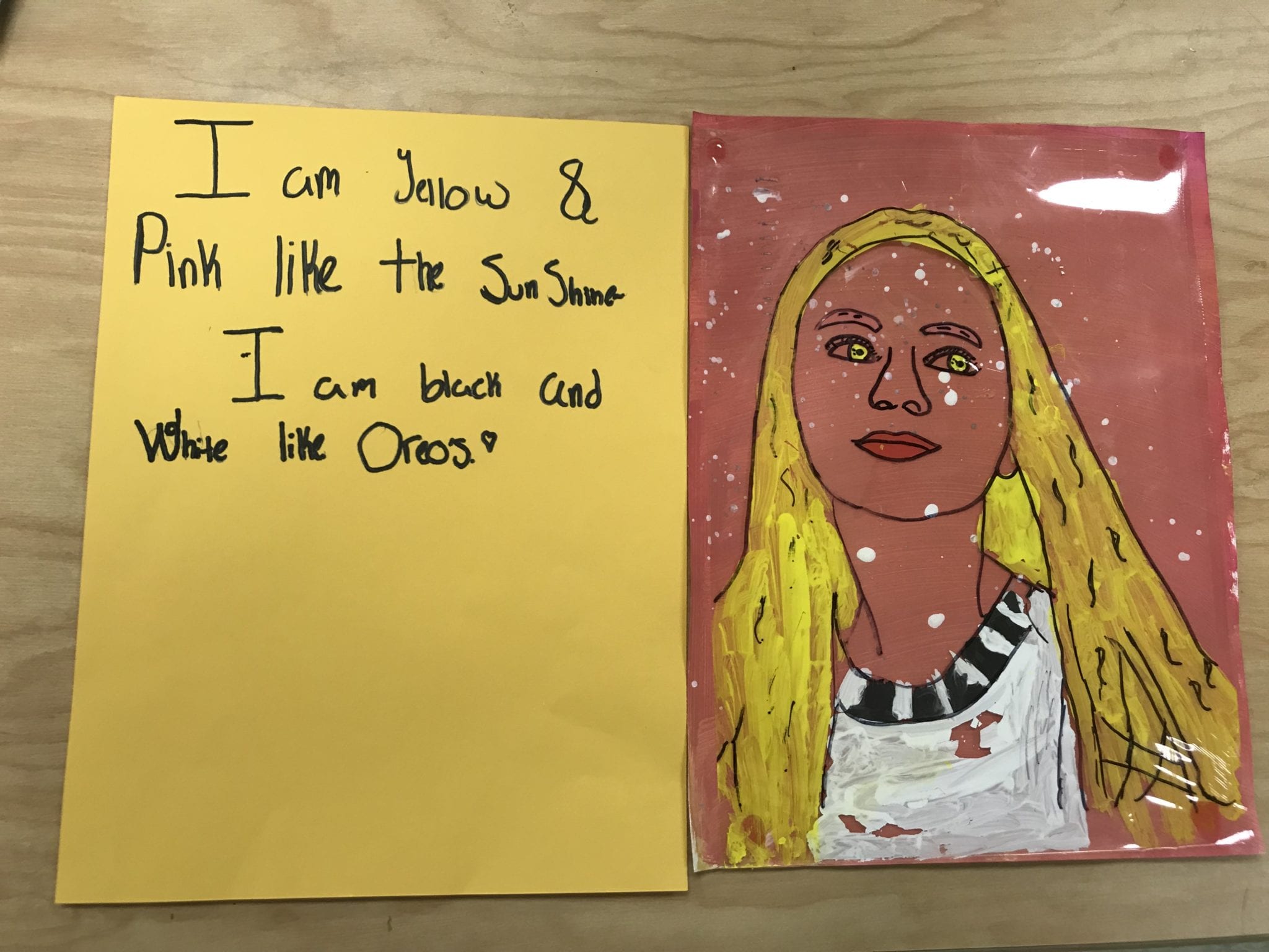 Fifth Grade Symbolically-Colored Self-Portraits – Art With Ms. Bruce
