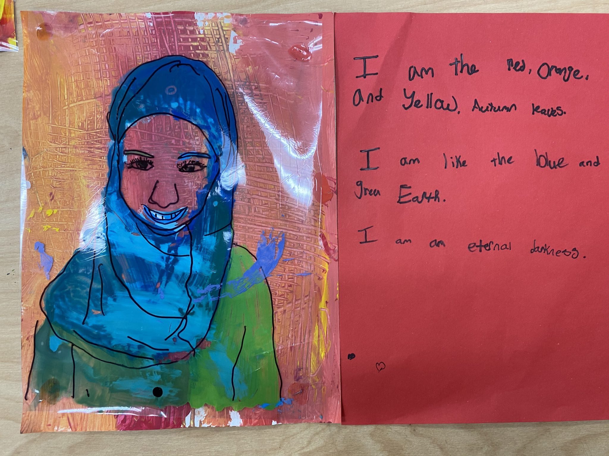 Fifth Grade Symbolically-Colored Self-Portraits – Art With Ms. Bruce