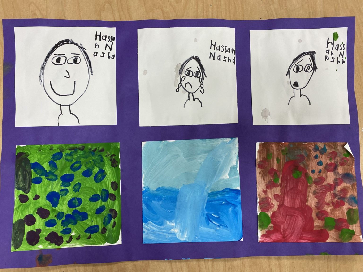 Kindergarten Shows Emotions – Art With Ms. Bruce