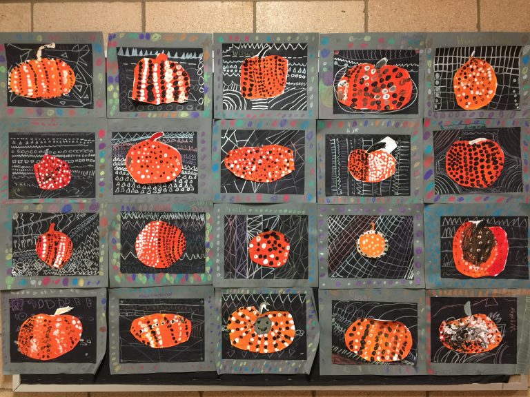 2nd Grade Pumpkin Paintings – Mrs. Brown's Art Room