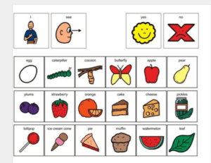 The Very Hungry Caterpillar with Communication Board – Ms. Cullip's Blog