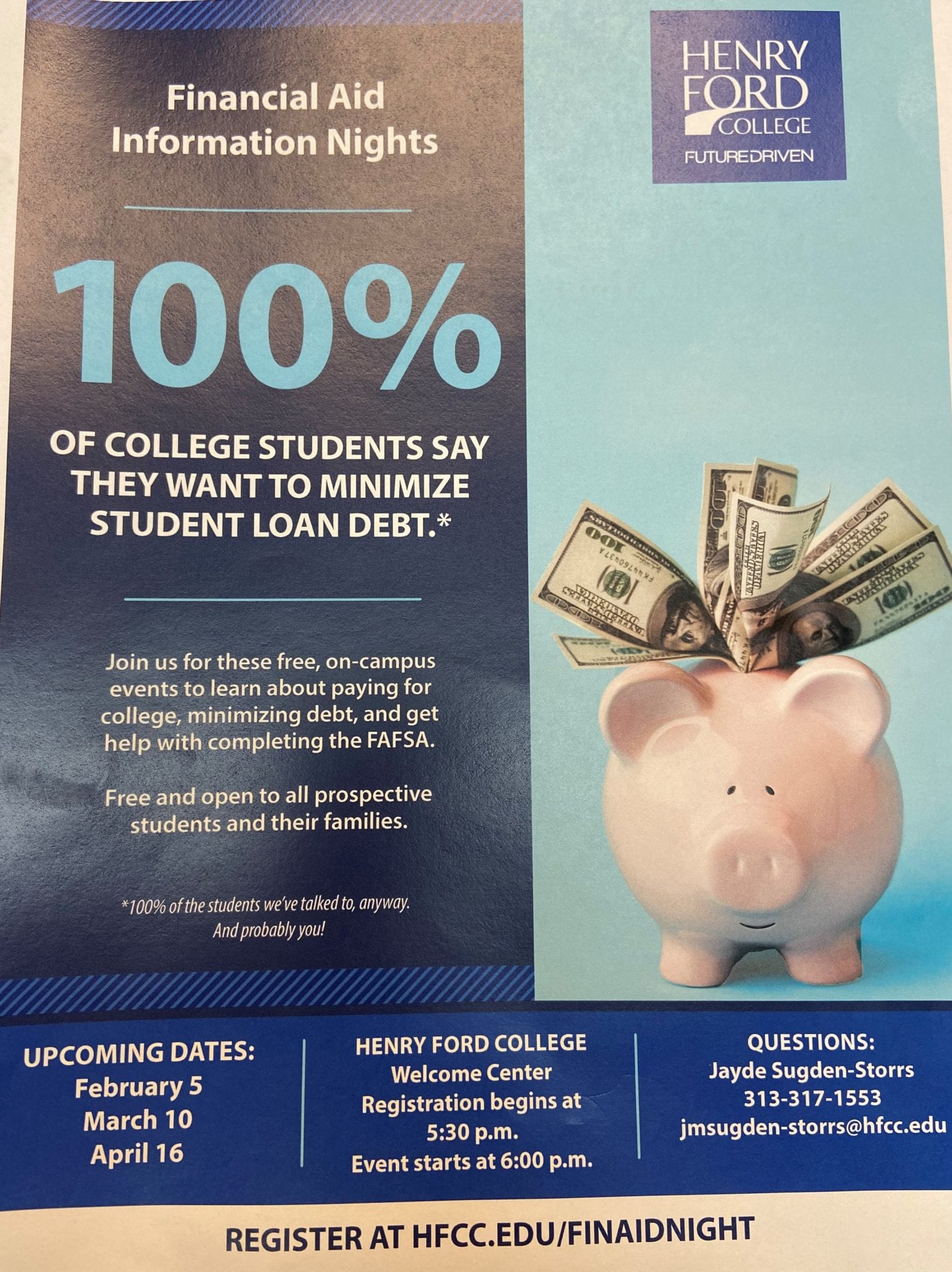 HFC Financial Aid Nights – EFHS COUNSELING CORNER