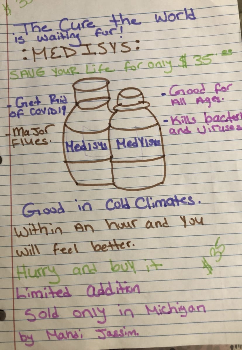 Student work | Mrs.Elward's 4th grade Blog 2020-2021