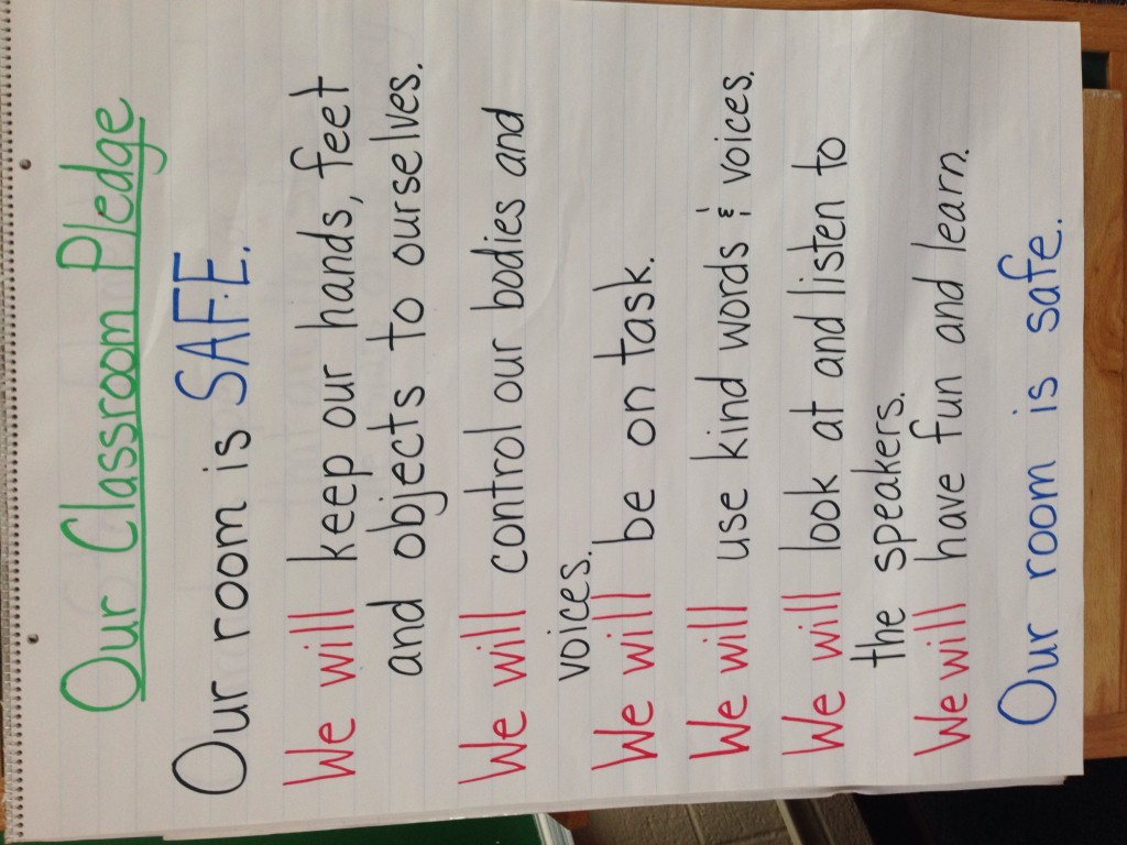 Classroom pledge – Mrs. Fowler's Classroom