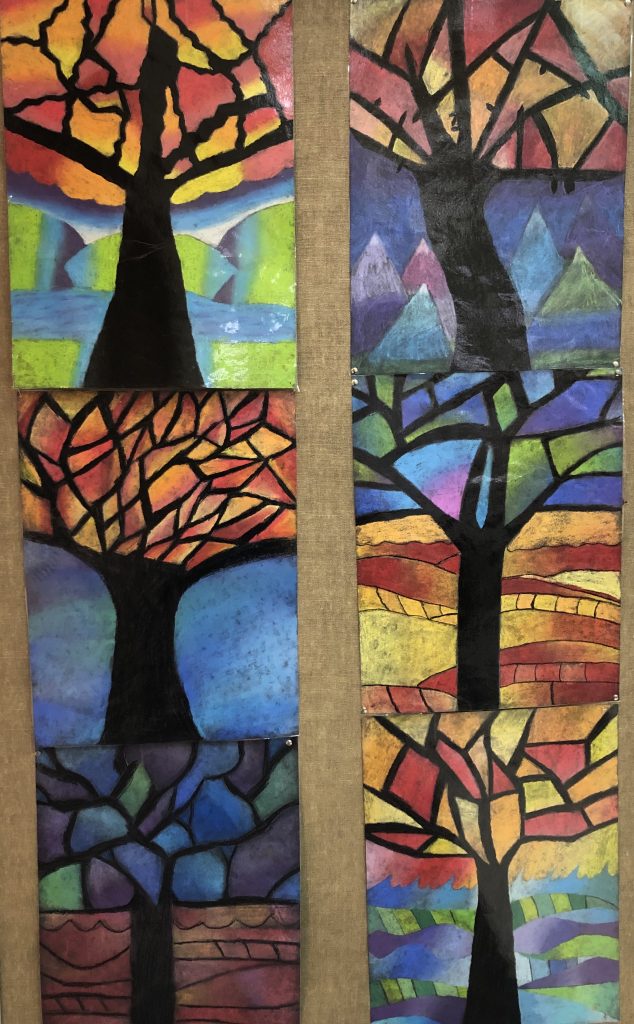 Warm & Cool Color Trees! – Ms. Kobeissi's Art Room!
