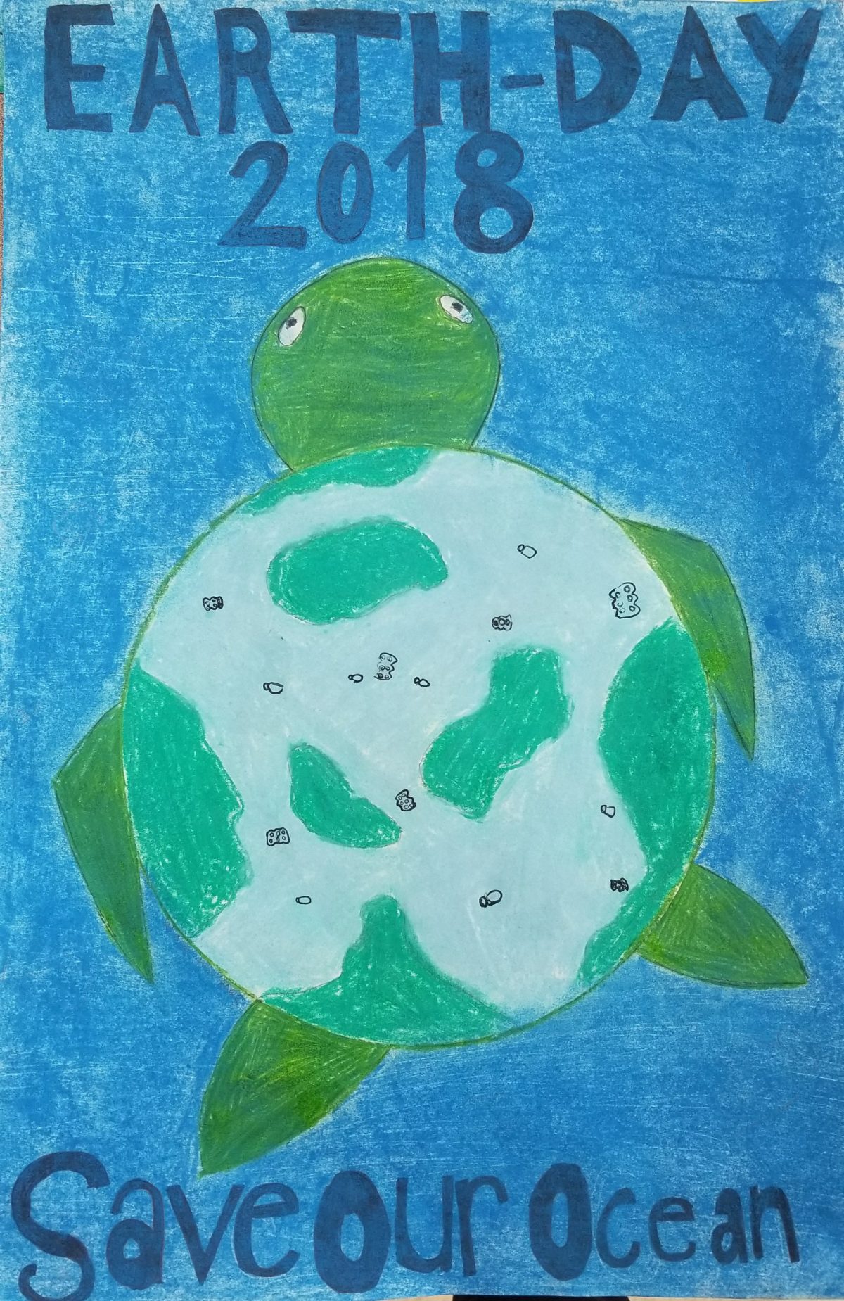 Earth Day Poster Contest Winners – Mrs. Kruger – Lowrey Middle School Art