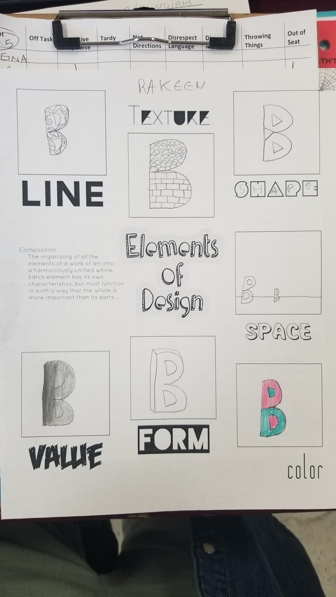 ELEMENTS OF ART – Mrs. Kruger – Lowrey Middle School Art