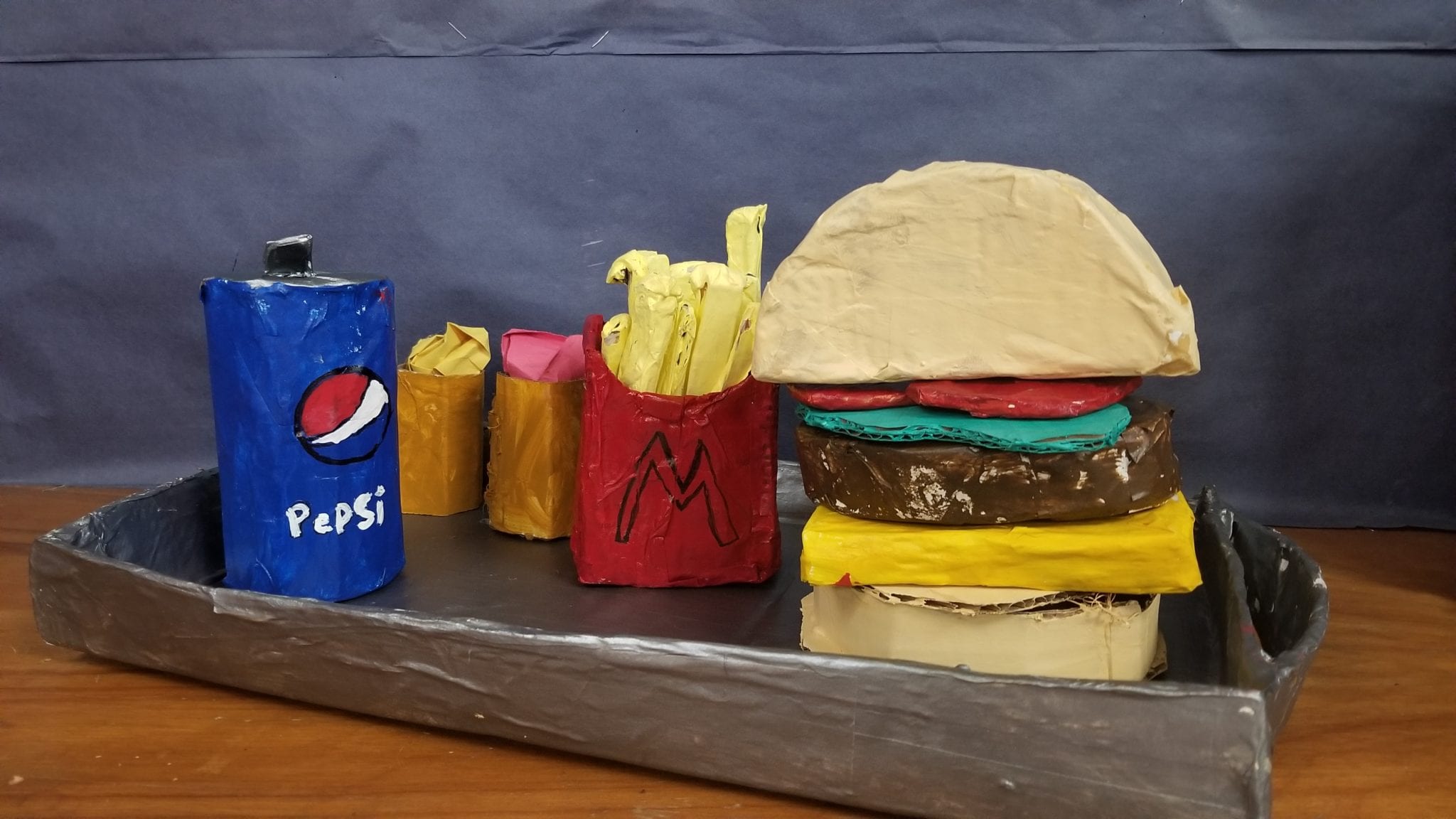Pop Art Paper Mache Mrs Kruger Lowrey Middle School Art
