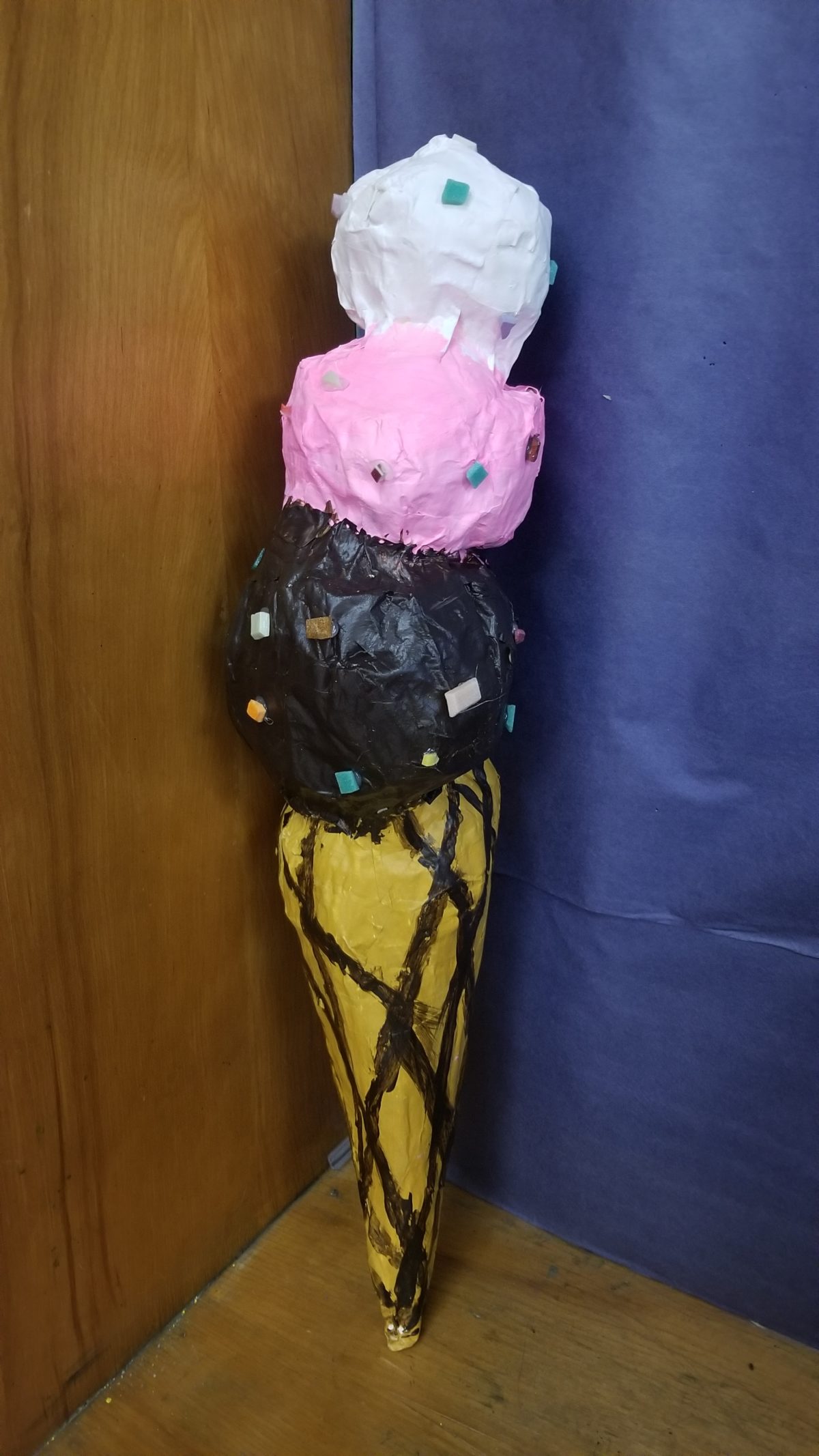 Pop Art Paper Mache – Mrs. Kruger – Lowrey Middle School Art