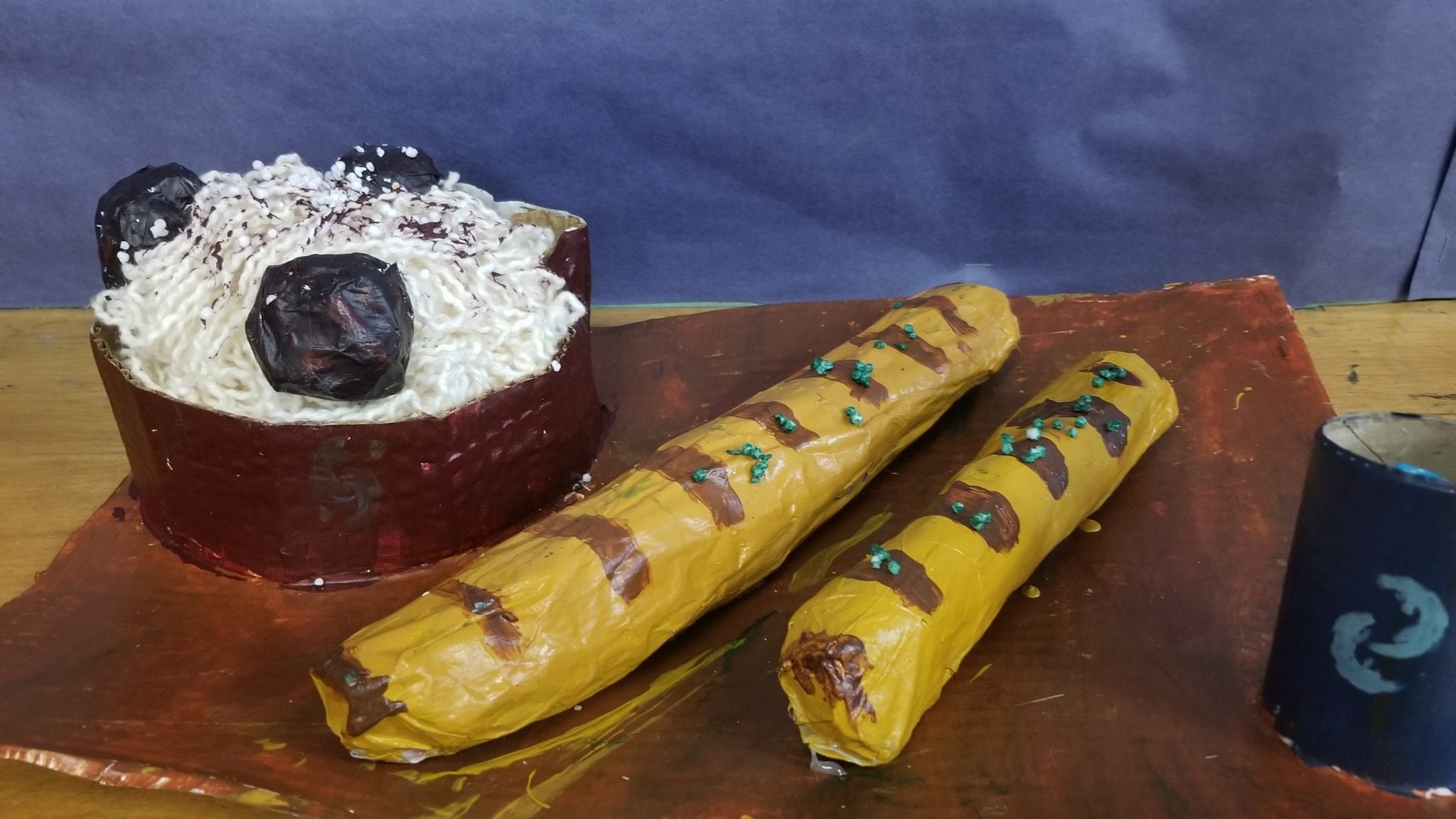 Pop Art Paper Mache – Mrs. Kruger – Lowrey Middle School Art