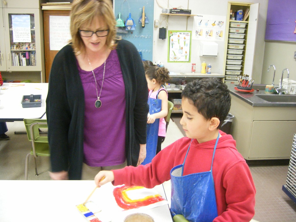 1st Grade Rainbows! | Maples Elementary K-5 Art Mrs. Briggs