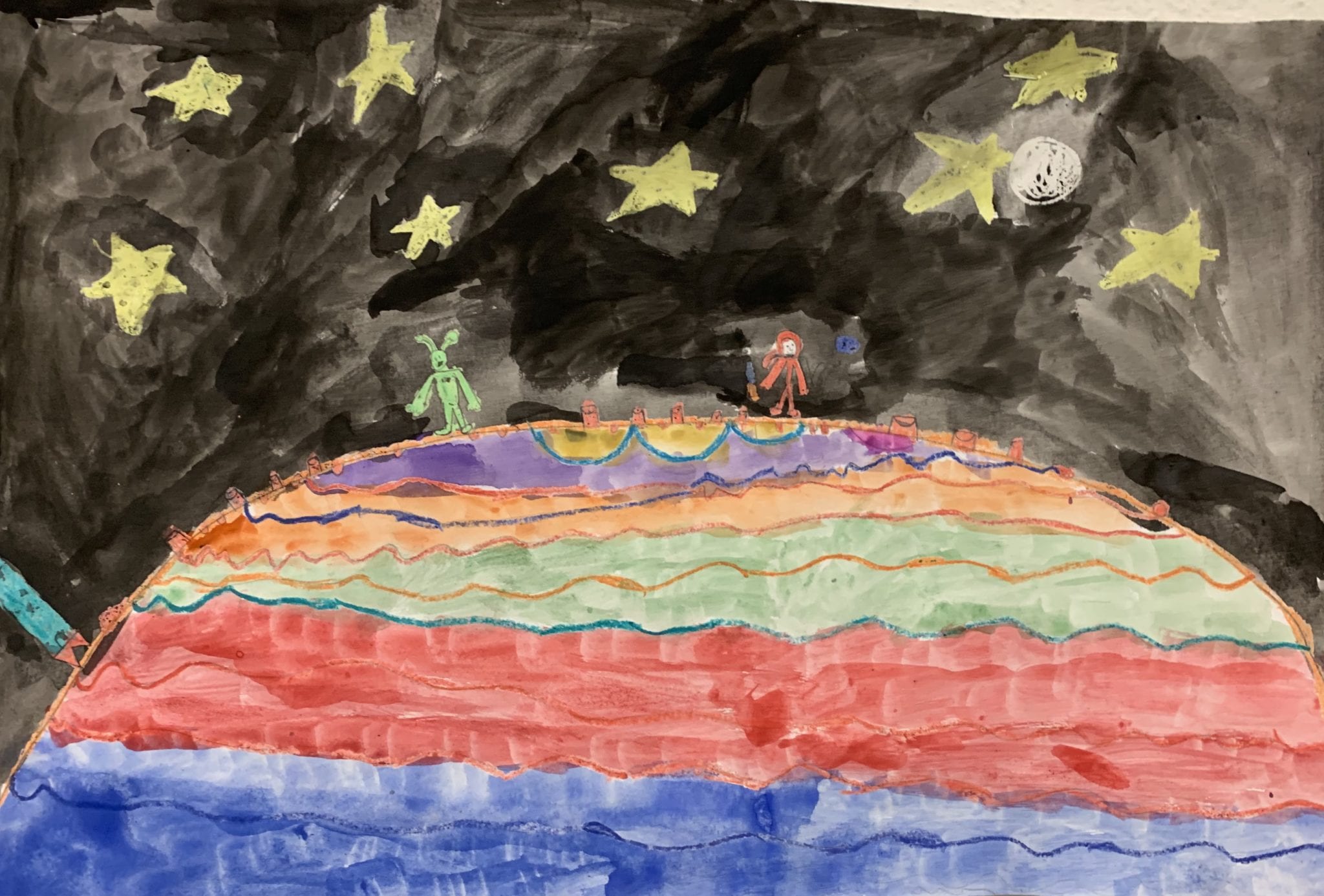 2nd grade “Life on Mars” Jon Agee | Maples Elementary K-5 Art Mrs. Briggs