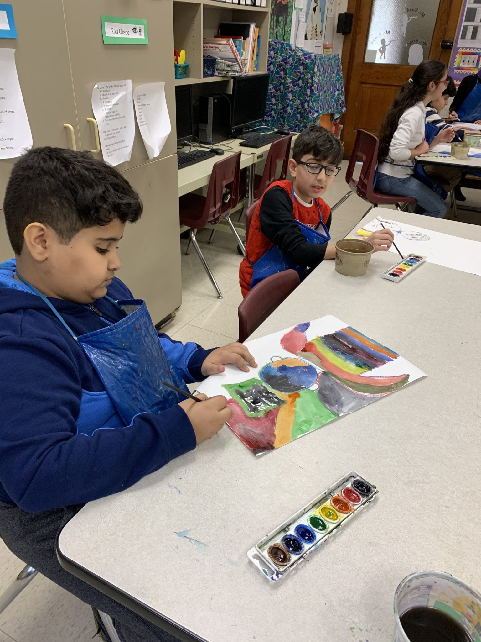 5th grade Fauvism self portraits! | Maples Elementary K-5 Art Mrs. Briggs