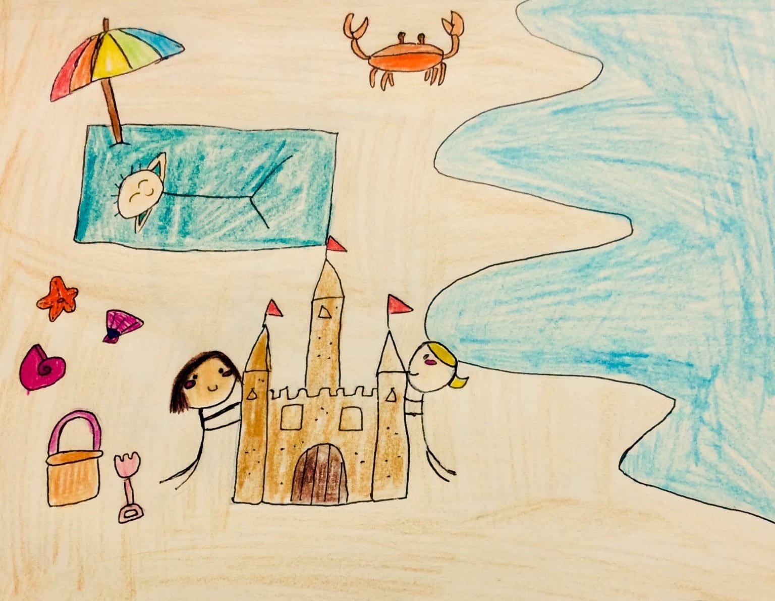 Beach Drawings! | Maples Elementary K-5 Art Mrs. Briggs