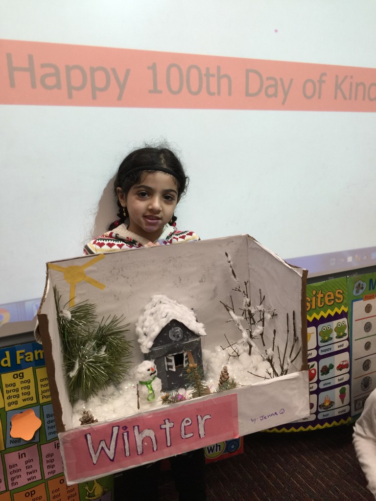 Seasons diorama | Ms. Mohamed's Kindergarten News
