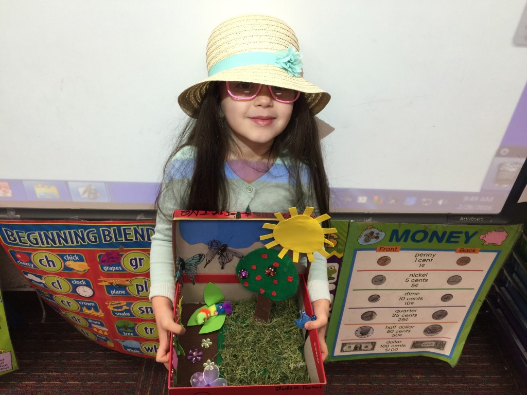 Seasons diorama | Ms. Mohamed's Kindergarten News