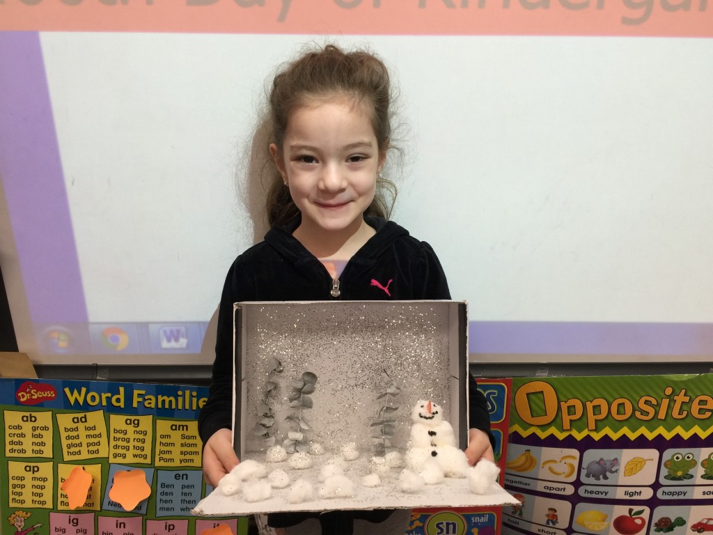 Seasons diorama | Ms. Mohamed's Kindergarten News