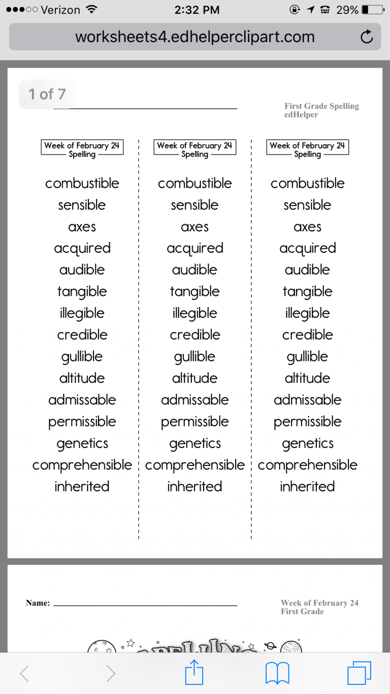 Spelling word list spelling and vocabulary test tomorrow! | Fatme Rida