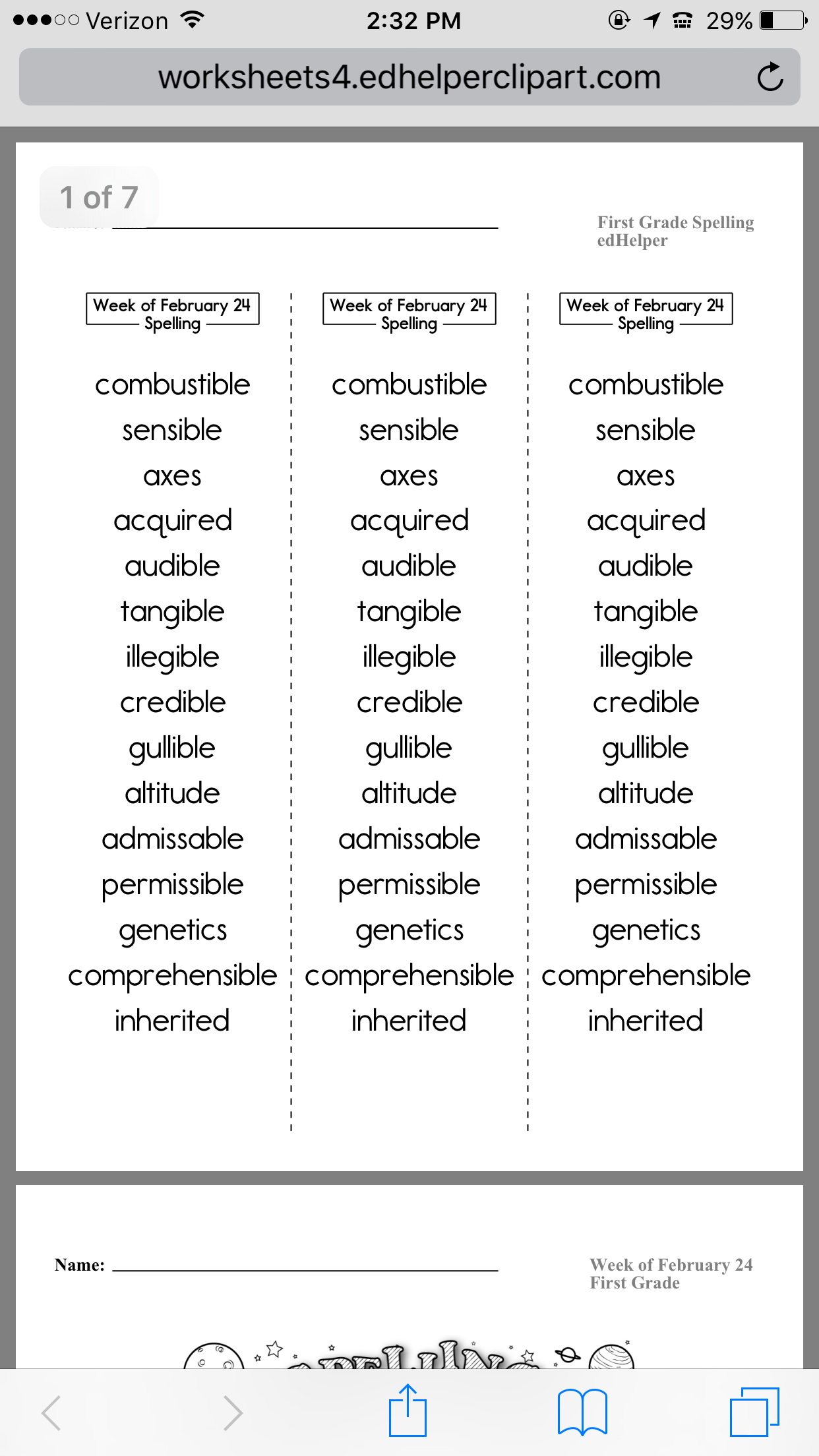Spelling Word List Spelling And Vocabulary Test Tomorrow Fatme Rida
