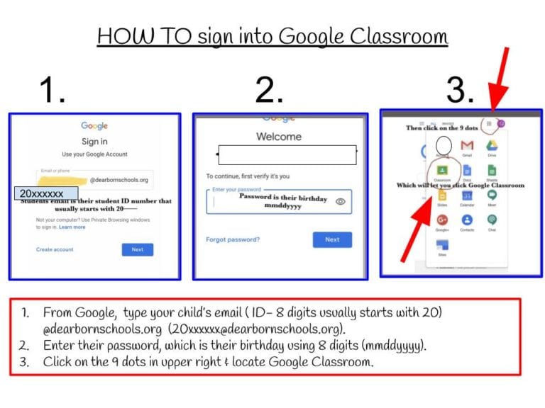 How to sign into Google Classroom | Mrs. Saad's Art Blog
