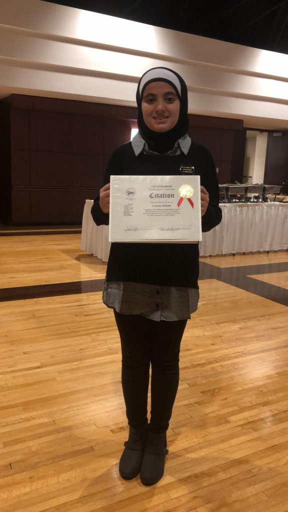 Congratulations to our school Jr. Commissioner, Fatima Awada! We are ...