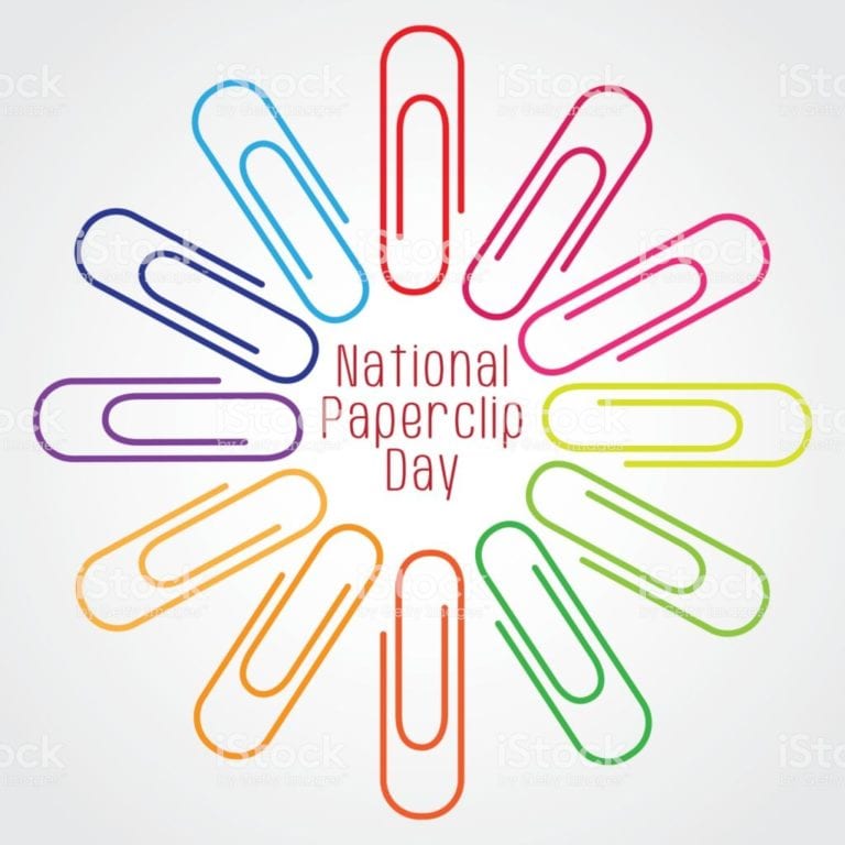 National Paper Clip Day | Mrs. Valerius' learning site